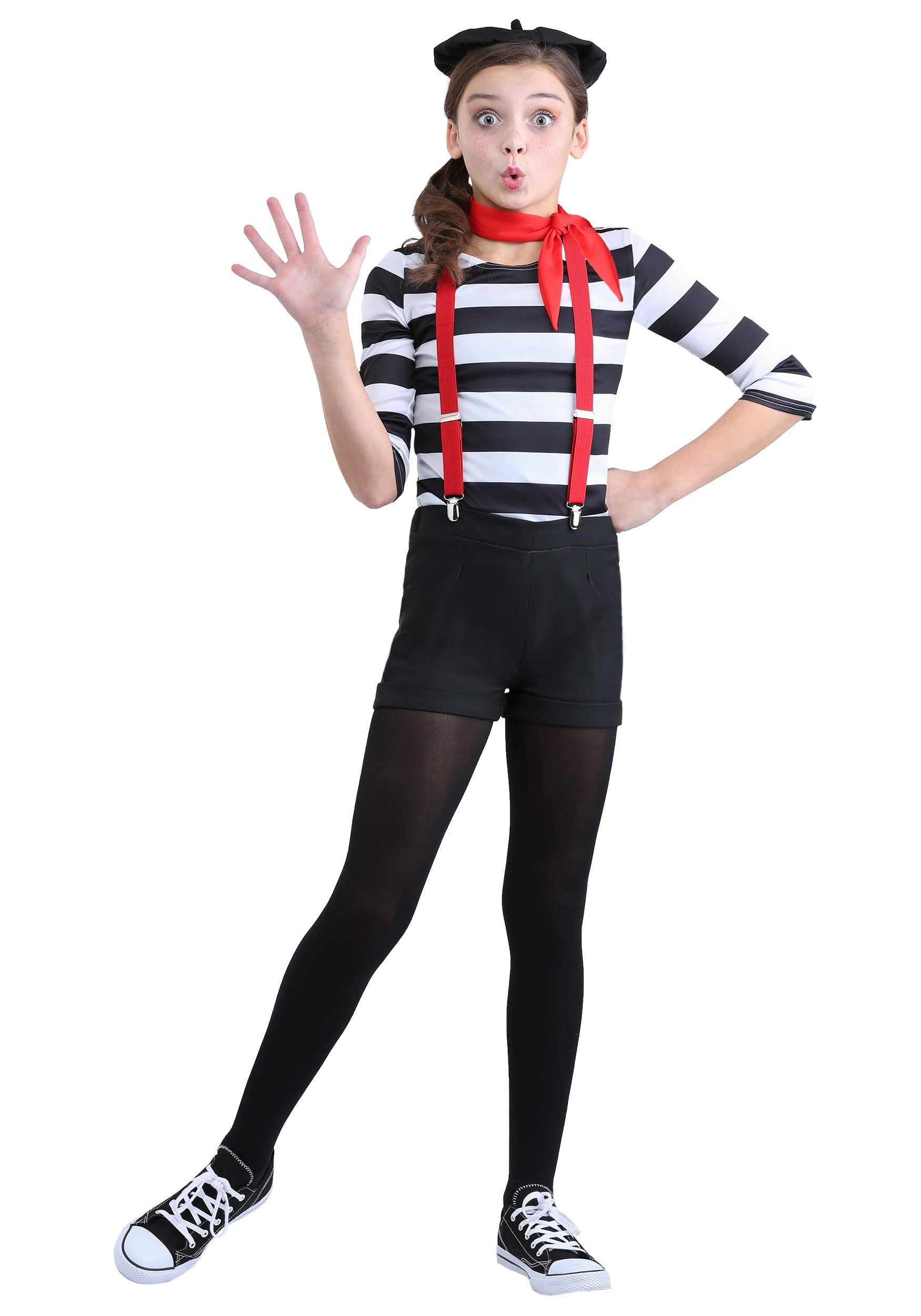 Girls Mime Costume