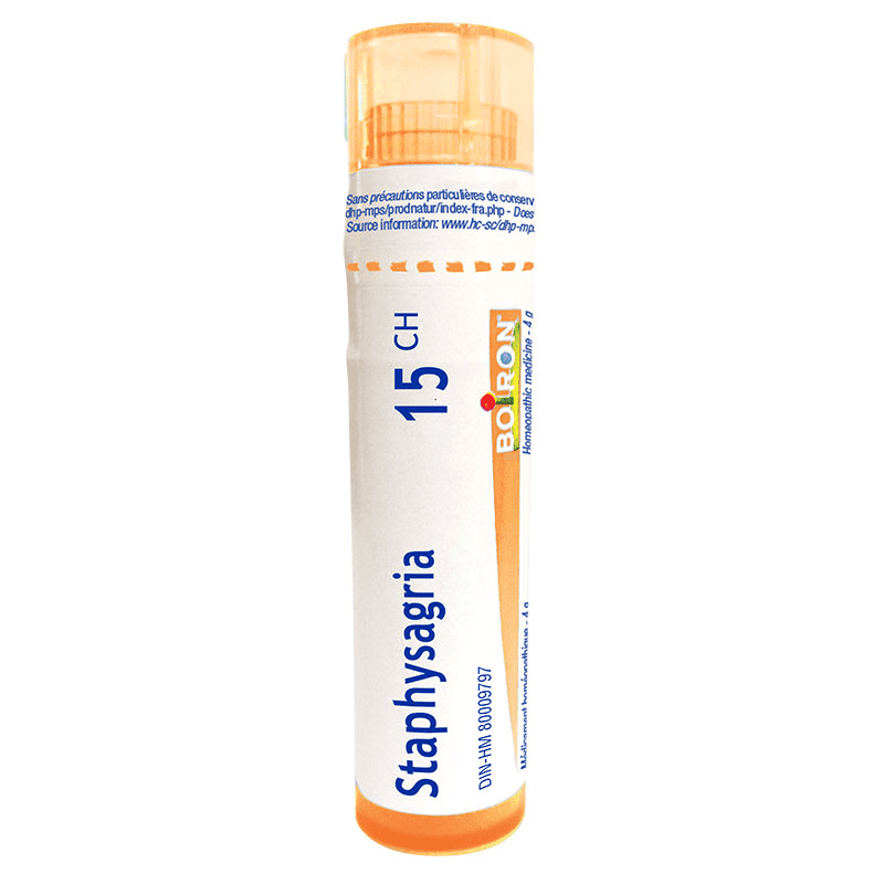 Click here for Boiron Canada Inc. Boiron Staphysagria 15ch - 4g (... prices