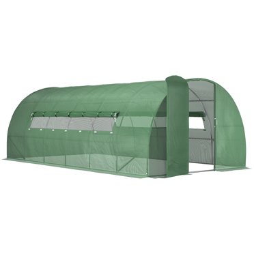 Quictent Upgraded 20x10x6.6 FT Large Walk-in Greenhouse, Heavy Duty Galvanized Hot House for ...