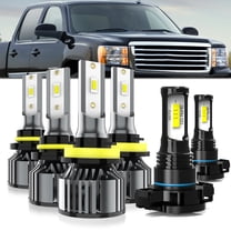 LECCIBUB LED Headlight Bulbs Compatible With GMC Canyon 2004-2012, 9005 ...