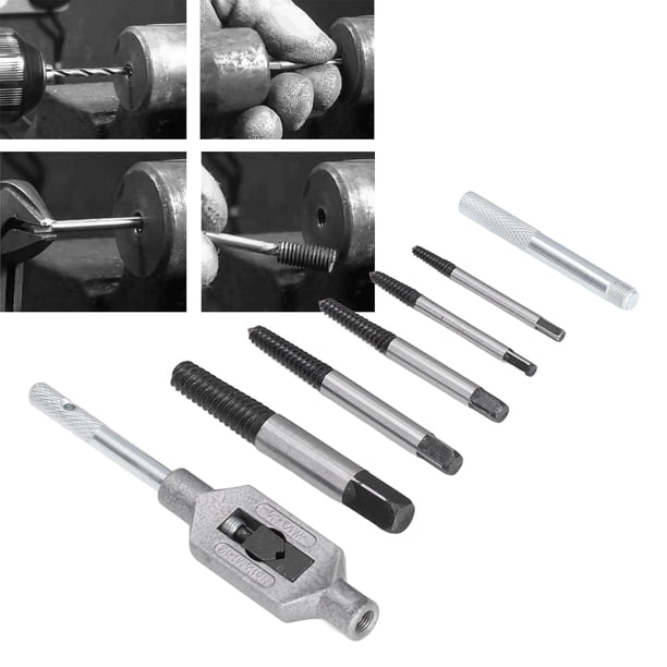 Screw Extractor Set, Tap Twister Set M1-M12 3-19mm Use Range Standard ...