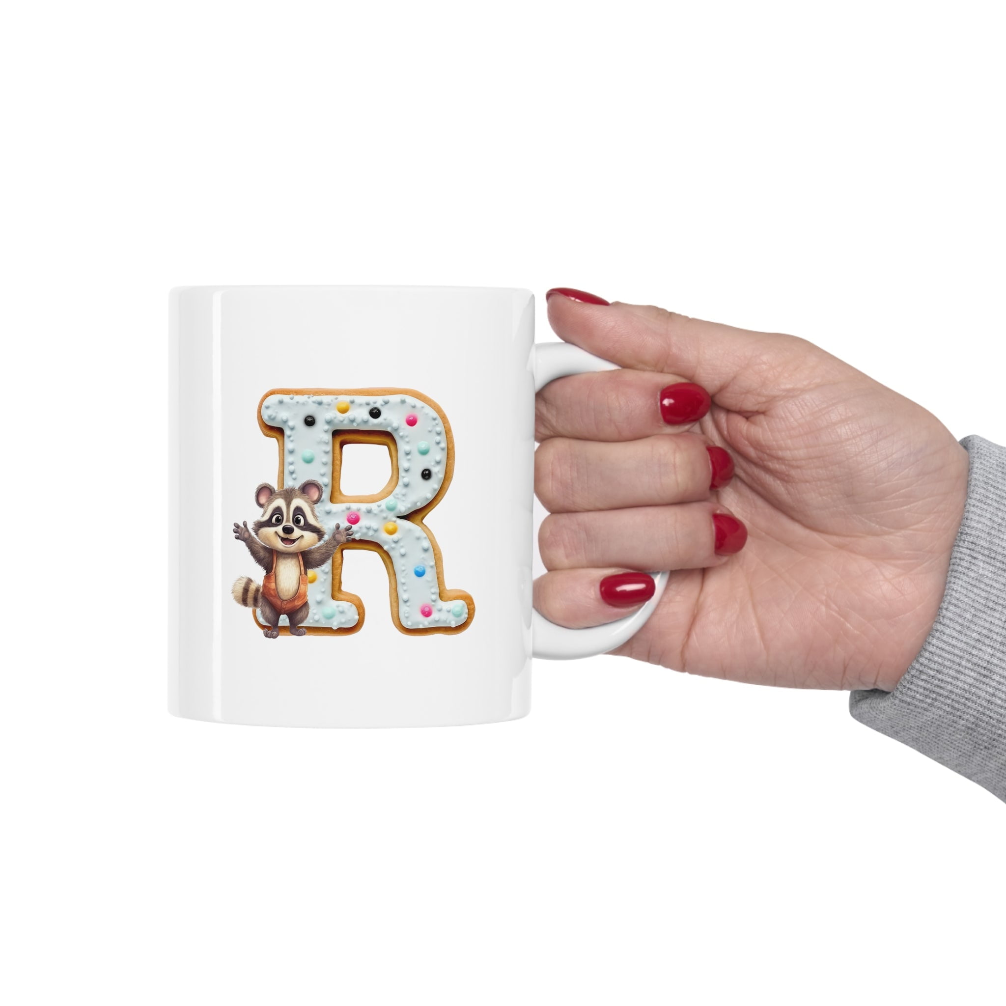 Super Cute Animal Alphabet Letter R | Ceramic Mug 11oz - Walmart.com