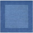 Mark&Day Wool Area Rugs, 6x6 Reims Modern Dark Blue Square Area Rug (6 ...