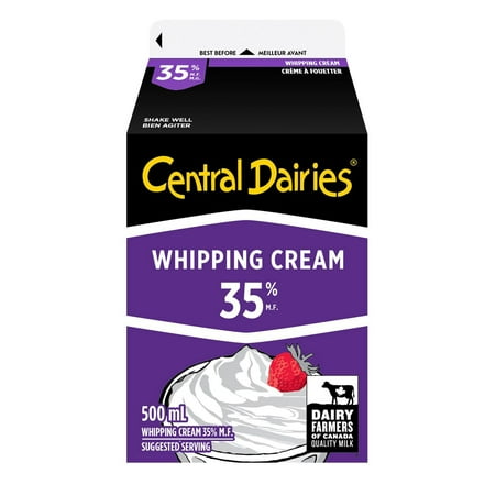 Central Dairies by Natrel 35% Whipping Cream, 500 mL - Walmart.ca