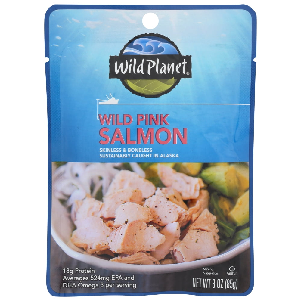 Wild Planet Wild Pink Salmon, 3 oz - Walmart.com - Walmart.com