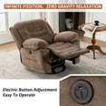 Ketaiyou Large Power Swivel Rocker Recliner with Massage and Heat, USB ...