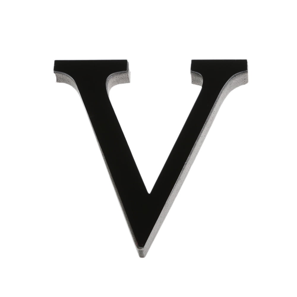 Art Letters Wall 3D Decor Acrylic Sticker 26 Decals Wall Home Mural DIY ...