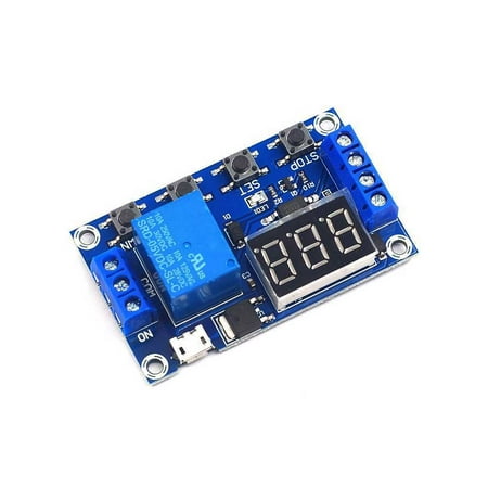 Wweixi Digital Display Cyclic Timer Delay Relay Module Wide Range Cycle ...