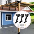 3Pcs Adjustable Roof Riser Brackets Kit – 12.2"-16.2" Height & Angle ...