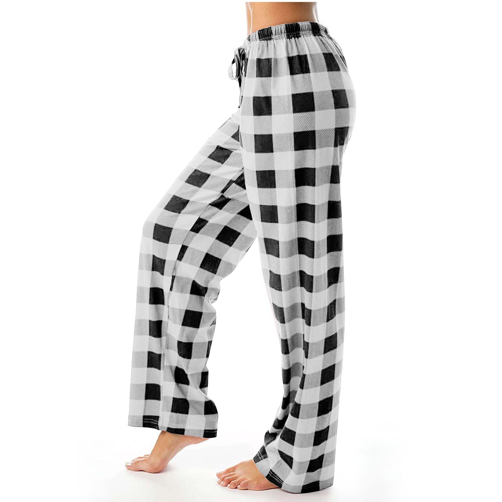 Click here for Jsaierl Plaid Pajama Pants For Women High Waisted... prices