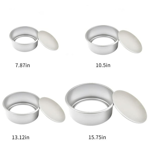 8inch Aluminum Alloy Round Cake Pan with Loose Base Detachable Bottom ...