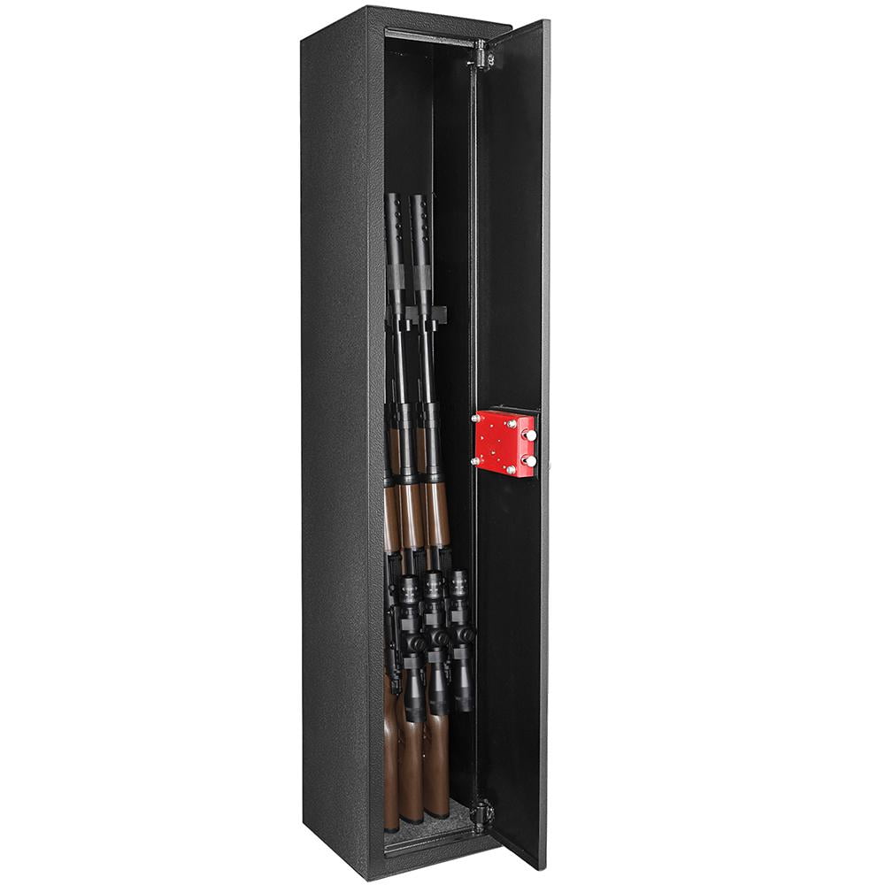 Gun Safe for Home, Gun Safe with Pistol Holder, Rifle Safe with Keypad ...