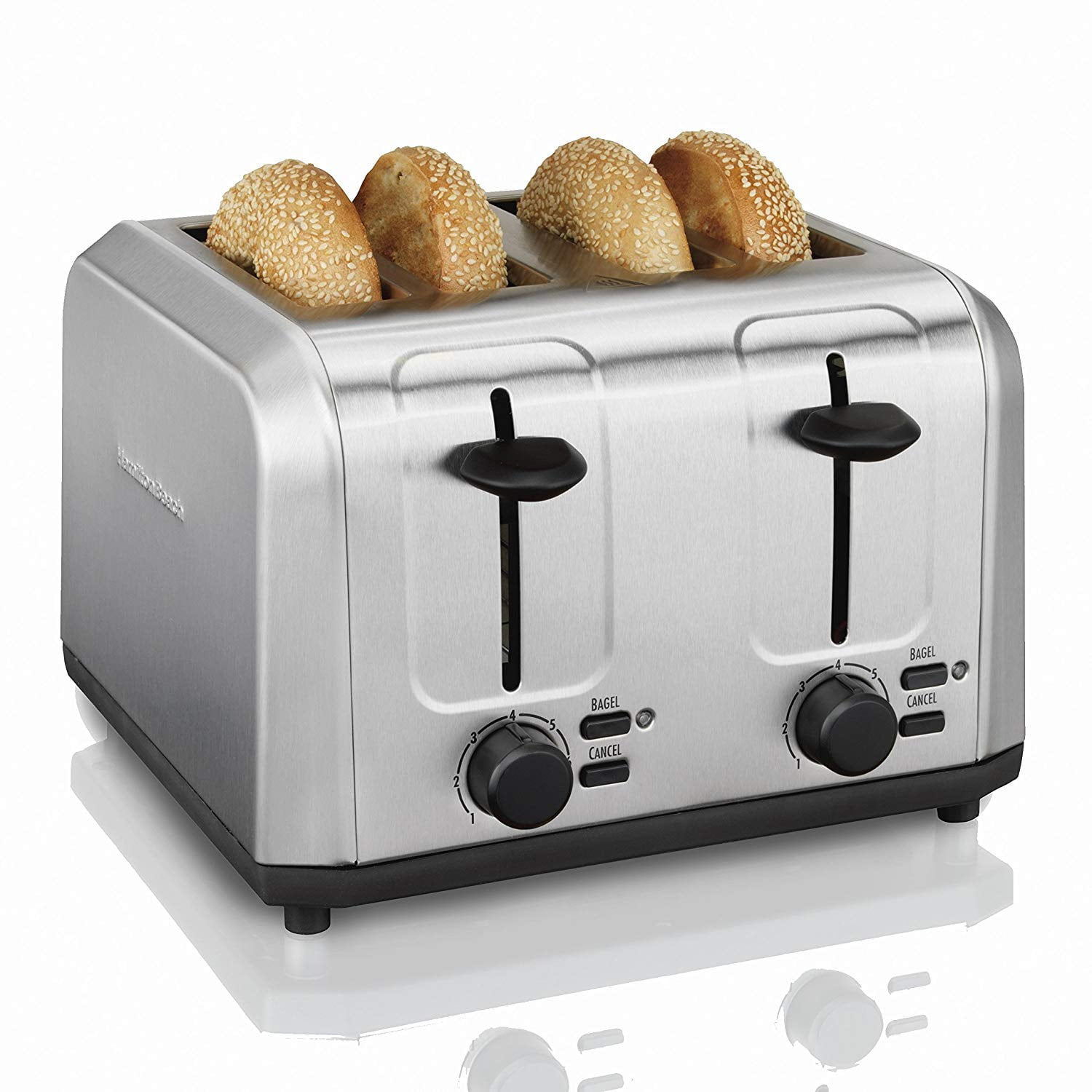 Hamilton Beach Brushed Stainless Steel 4-Slice Toaster (24911 ...