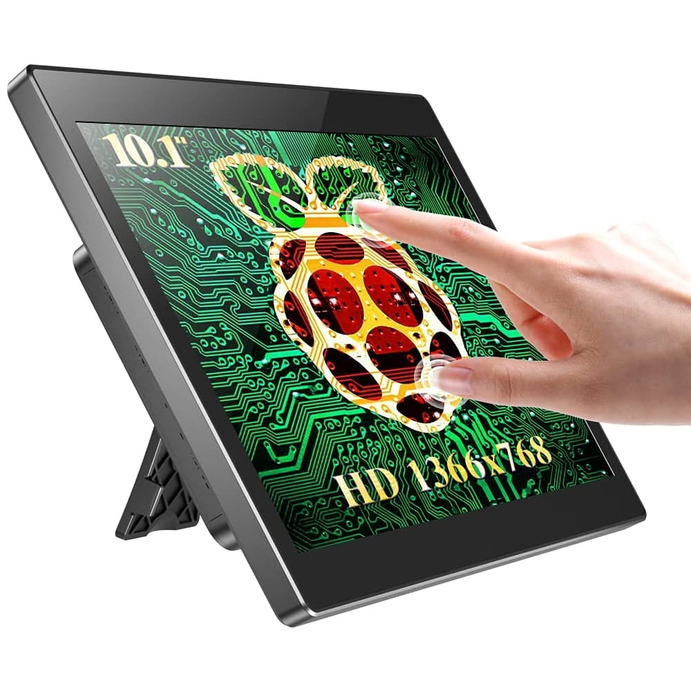 Raspberry Pi 10.1 Inch Touchscreen Display with Rear Housing - 1366x768 ...
