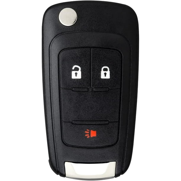 Replacement Car Keyless entry remote flip key Compatible with Chevrolet ...