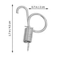 BESTYASH 20Pcs Durable Cage Door Spring Hook for Multiple Pet Cages ...
