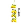 cpengpj Fade Resilient Artificial Lemon Hanging Garland 1-Piece,Sturdy ...