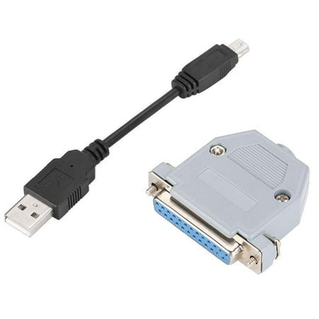 USB to Parallel Adapter, 25 Pin USB to Parallel Adapter Converter with ...