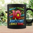 10Th Birthday Comic Style Awesome Since 2013 10 Year Old Boy Coffee ...