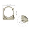 Uxcell 25mm Dia Gray PPR Pipe Clamps Clips Hose Fittings with Lock ...