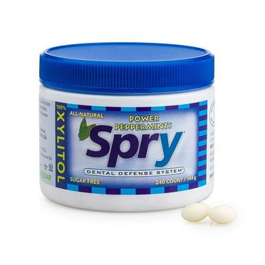 Spry Sugar-Free Spearmint Chewing Gum, 100 Pieces Tub - Walmart.com