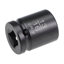 1/2" Drive by 15/16" Shallow Impact Socket, Cr-V, 6-Point - Walmart.com