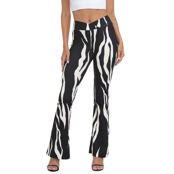 Zebra Flare Pants