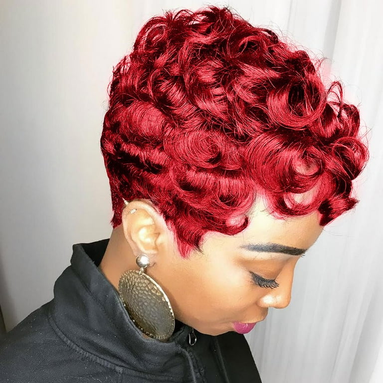 Short Red Pixie Haircuts
