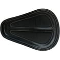 REAL Genuine Leather Black SOLO Spring Seat HARLEY DAVIDSON Softail ...
