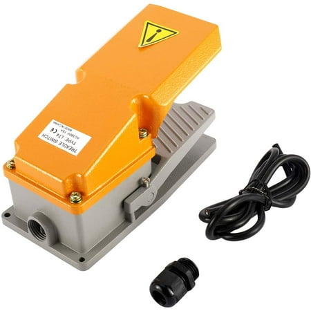 Bmatwk Foot Switch SPDT NO NC Electric Pedal Momentary Foot Pedal ...