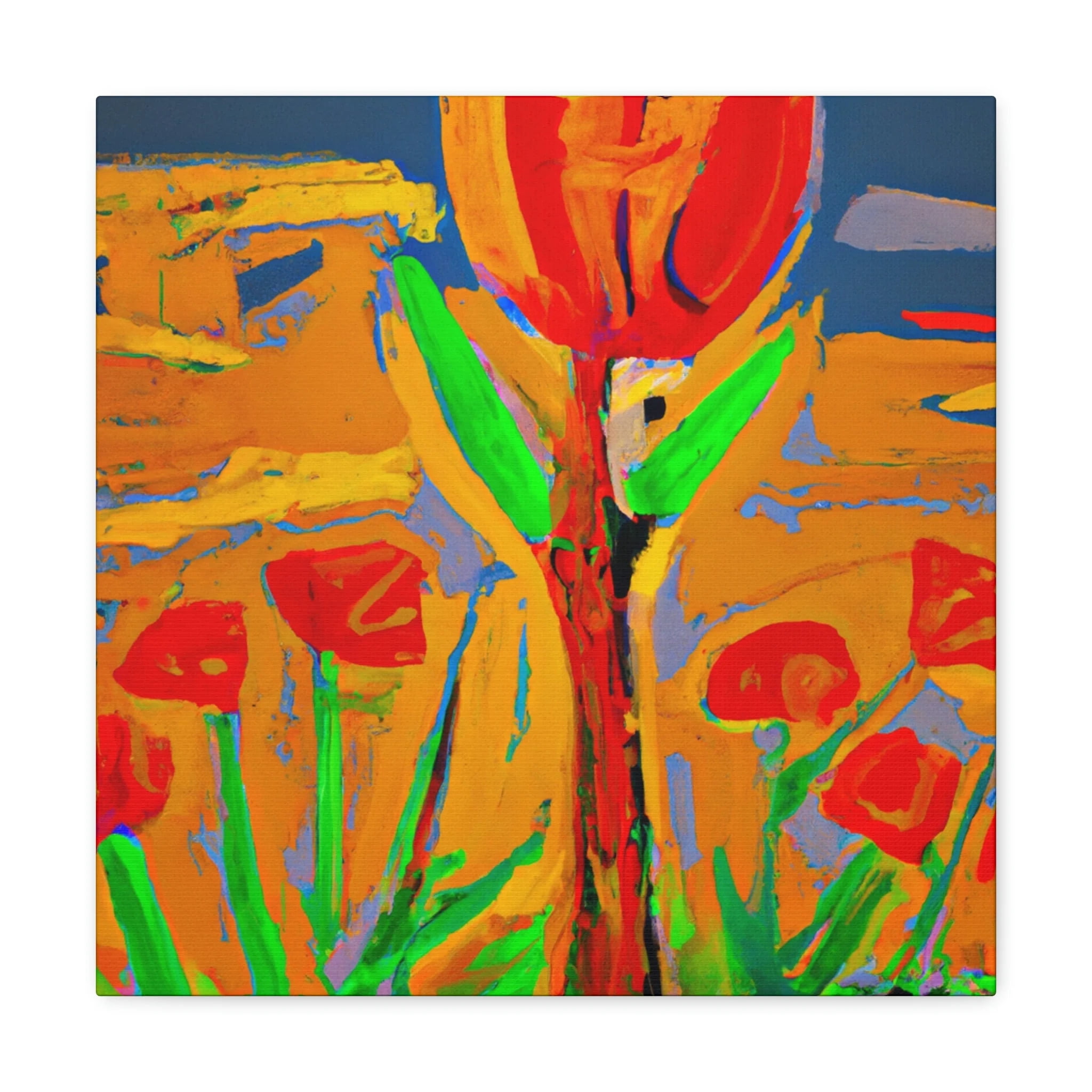 Tulip of Expressionism - Canvas - Walmart.com