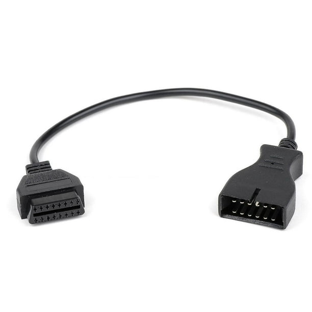 Gm 12 Pin Obd1 To 16 Pin Obd2 Convertor Adapter Cable For Diagnostic ...
