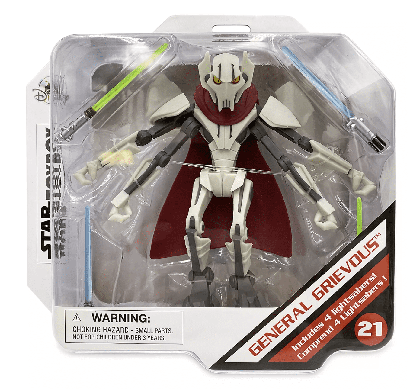 Disney General Grievous Action Figure Star Wars Toybox New with Box ...