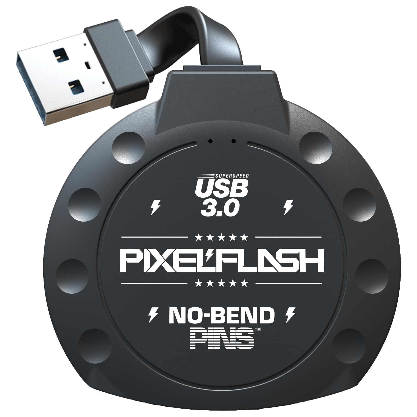 Lector de tarjetas CF PixelFlash Compact Flash Memory USB 3.0 negro ...