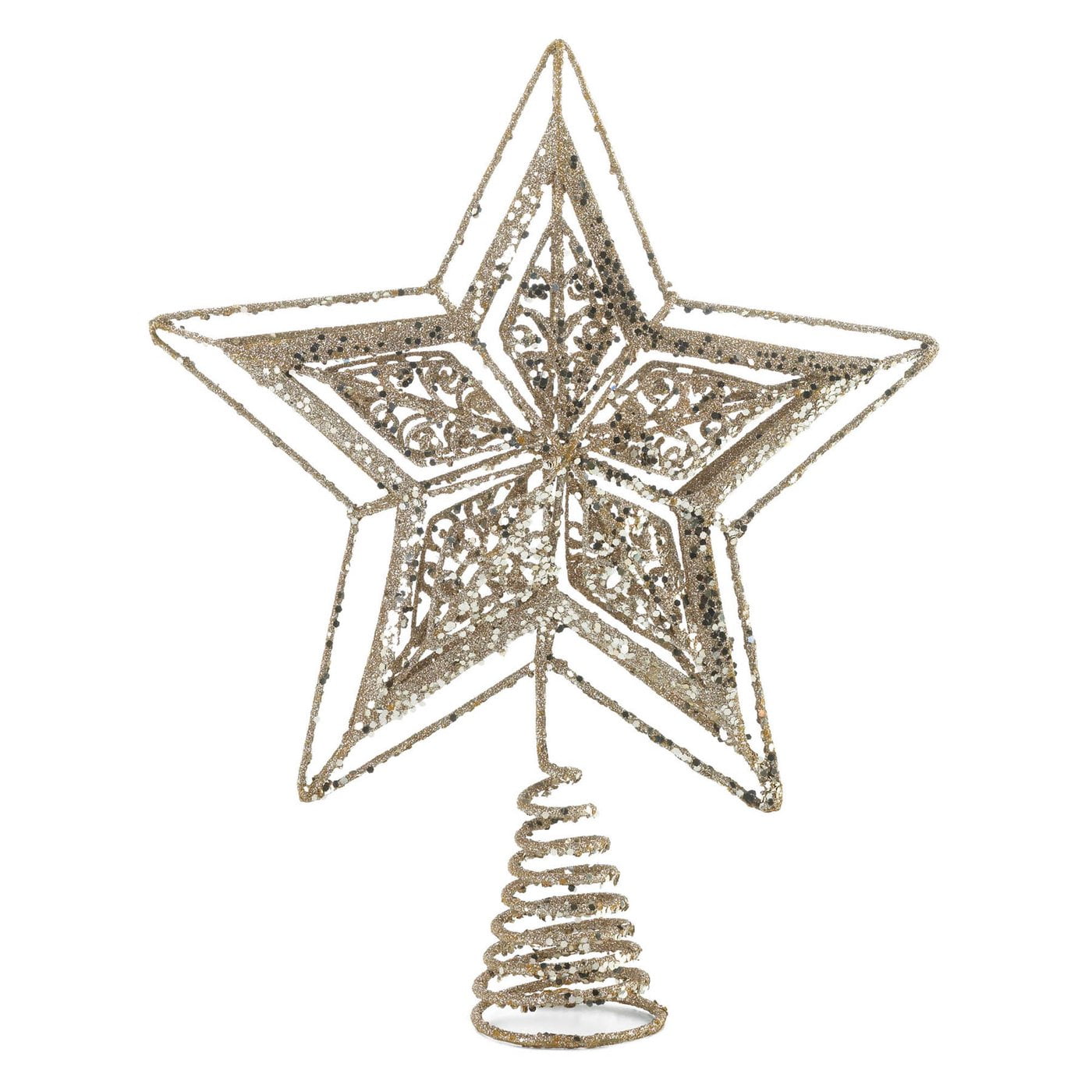 GOLD STAR TREE TOPPER - Walmart.com