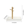 Branch Shaped Rectangular Tray Entryway Desktop Organizer, Keys ...