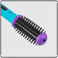 Calista GoGo Mini Round Brush, Compact Touch-Up Styling Hair Tool, Blue ...