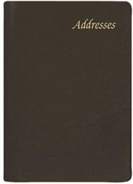 Mini Pocket Telephone Address Book, Fits in Wallet, Black, 2.25 x 3.25 ...