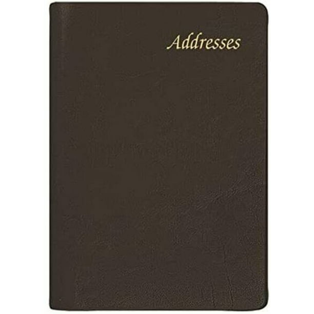 Mini Pocket Telephone Address Book, Fits in Wallet, Black, 2.25 x 3.25 ...