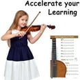 QMG Viola Fingering Chart with Color-Coded Notes, Viola Scales ...
