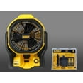 Dewalt Portable Battery Powered 11 in. Corded/Cordless Jobsite Fan ...