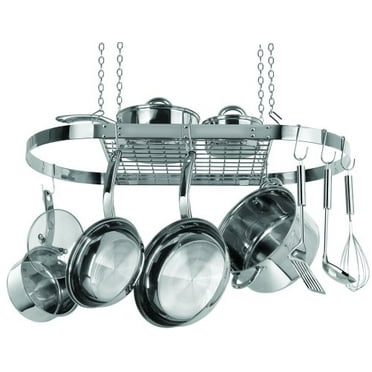 Calphalon 18" x 36" Hard Anodized Aluminum Space Saving Hanging Pot ...