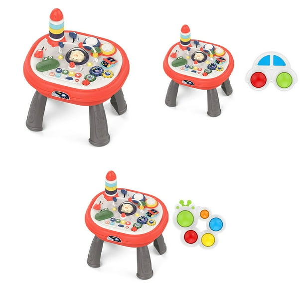 pitrice Kids Double-sided Game Table Baby Center Educational Puzzles ...