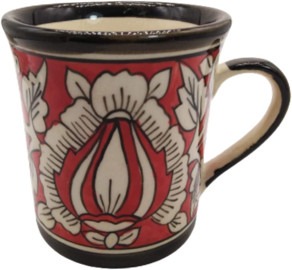 India Meets India Handicraft Ceramic Mug Tea Mug Ceramic Coffee Mug 250 ...