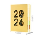 Qiweii 2026 A5 Schedule Planner with Chinese English Text，Dated ...