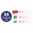 Teacher Created Resources Easy-Stack Cardboard Blocks, 24 Piece Set ...