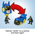 Imaginext Transforming Batman & Batmobile Play Toy Set, DC Super ...