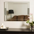 Francisca Large Frameless Wall Mirror - Walmart.com
