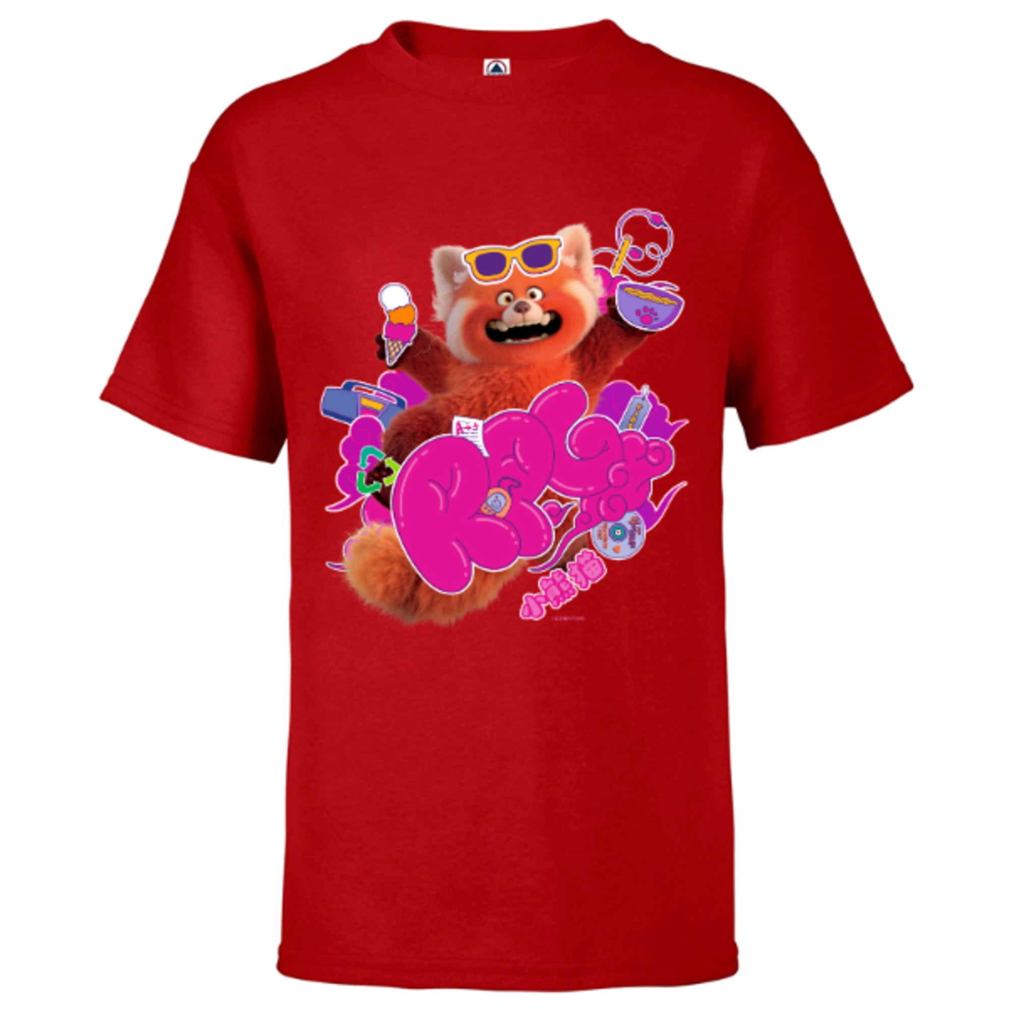 Disney and Pixar’s Turning Red RPG Cute Panda - Short Sleeve T-Shirt ...