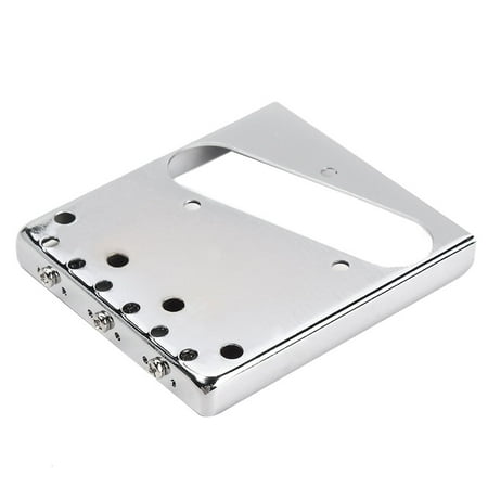 Goriertaly Chrome 6 String Vintage Guitar Bridge Brass Saddle Bridges ...